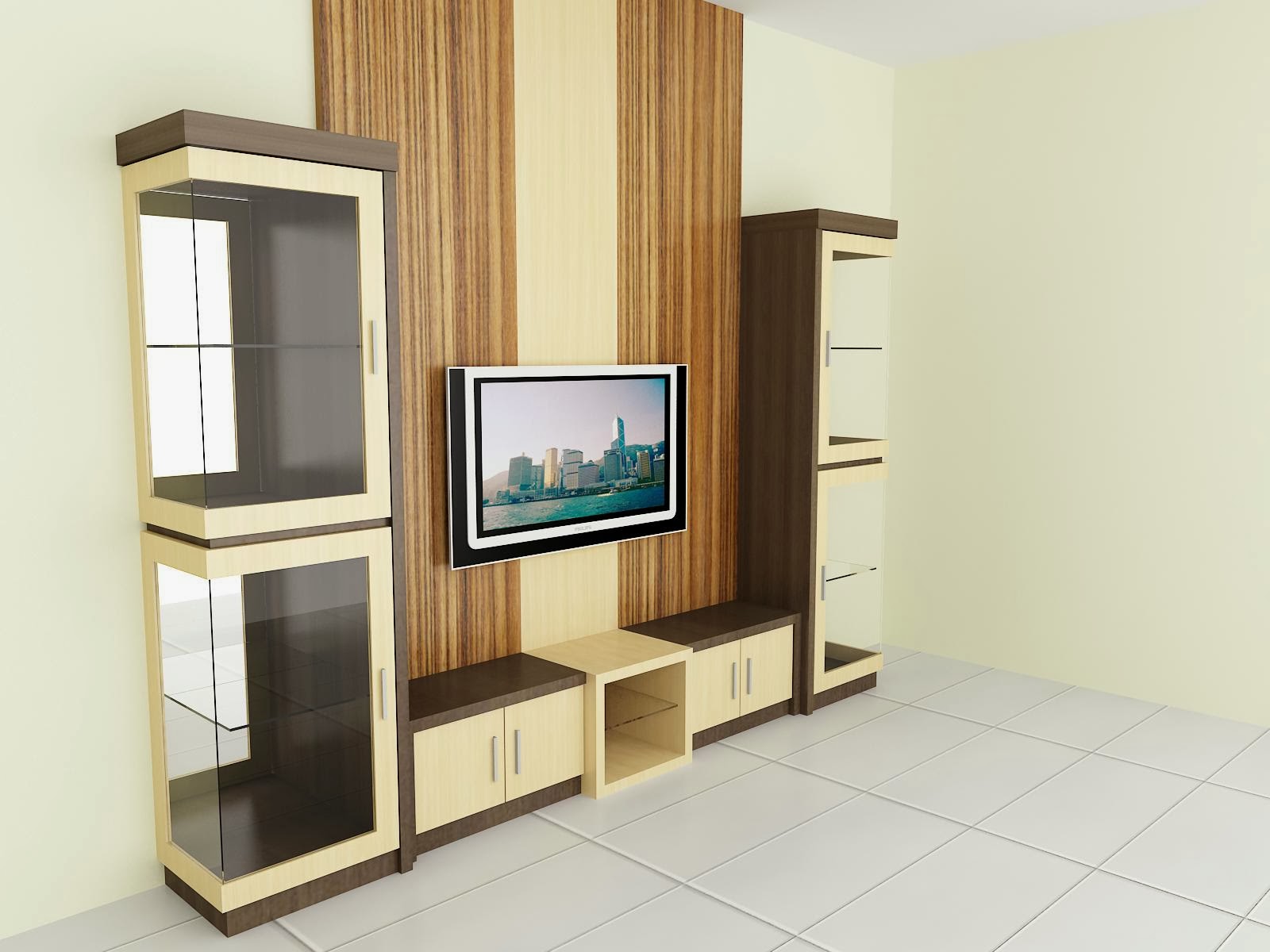Cara Terbaik Memilih Backdrop TV Untuk Ruang Tamu Portu Interior